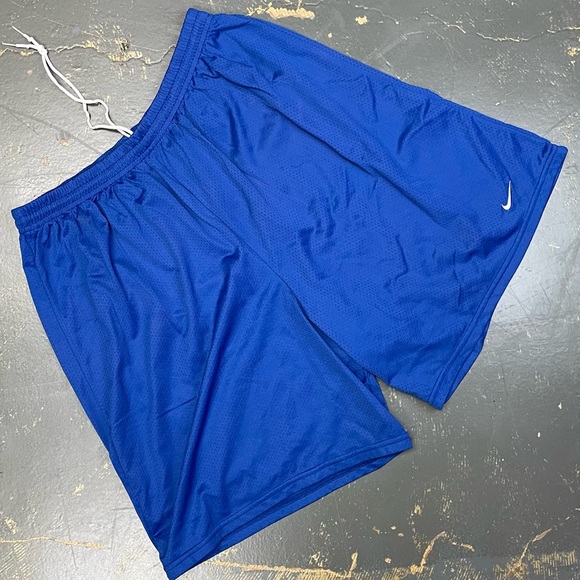 Nike | Shorts | Nike Black Tag Royal Blue Mesh Basketball Shorts Xl ...